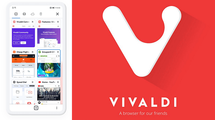Le nouveau navigateur de Vivaldi est disponible pour Android