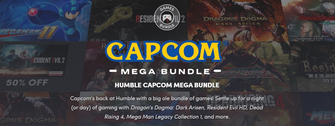 Humble Capcom Mega Bundle comprend 300 $ + de jeux pour 20